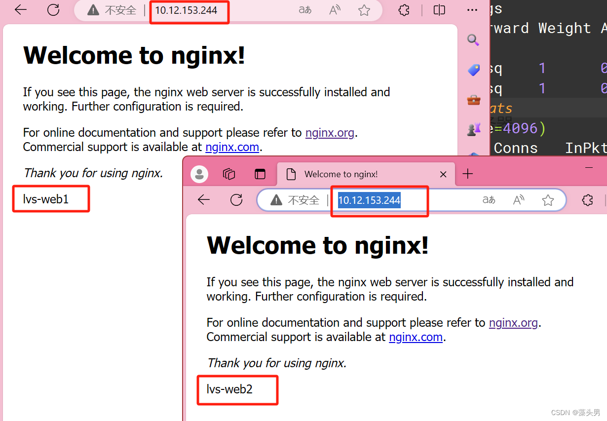 LVS常用的NAT模式和DR模式实战示例-CSDN博客