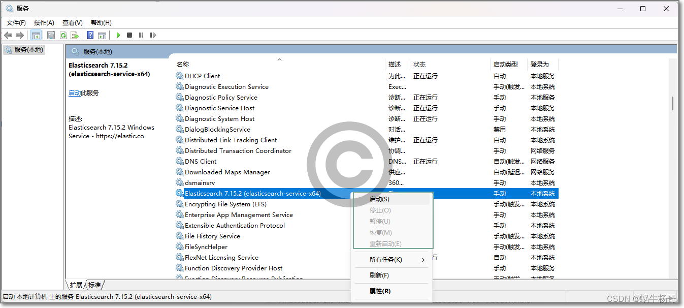ElasticSearch安装为Win11服务_elasticsearch-service.bat-CSDN博客
