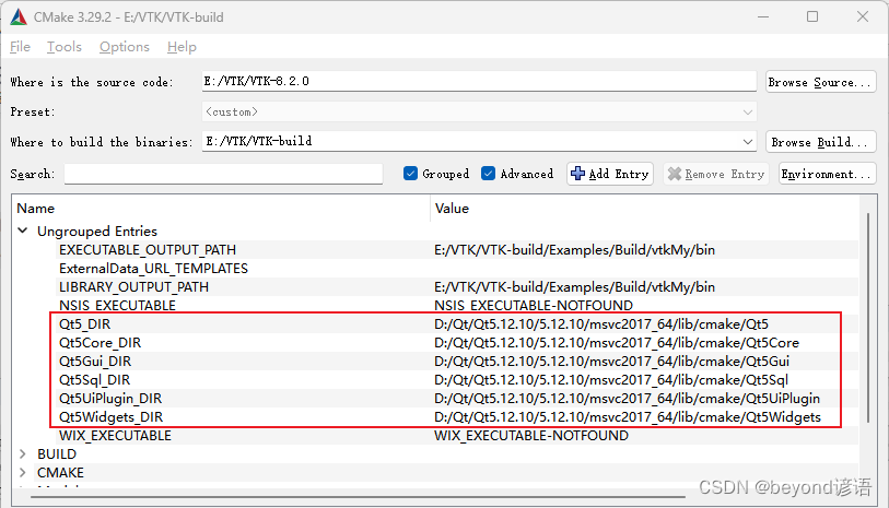 五、在Qt下加载QVTKWidget控件（VTK8.2.0），生成Visual Studio项目，显示点云（C++）-CSDN博客
