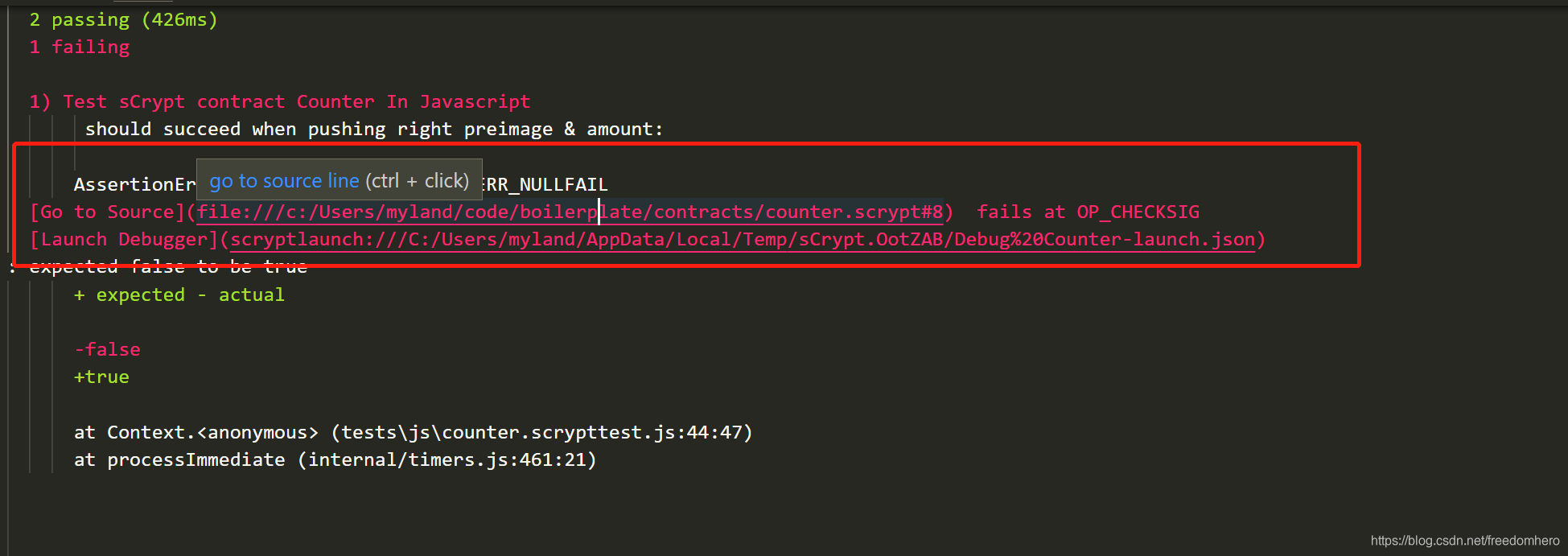 如何快速调试 sCrypt 单元测试错误_单元测试如何调试-CSDN博客