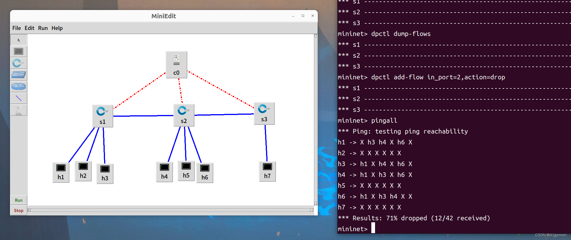 【SDN学习】熟悉Ryu与Mininet基本操作_mininet图形化界面-CSDN博客