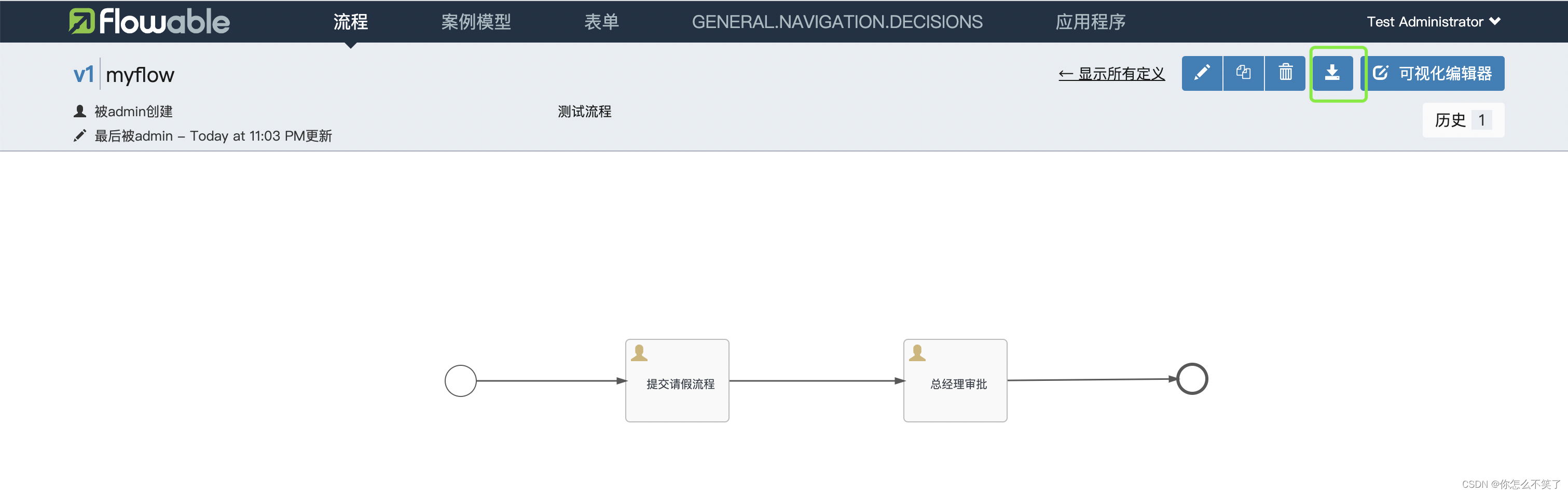 【flowable】三、flowableUI应用_flowable默认密码-CSDN博客