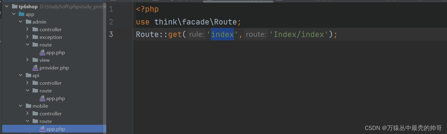 tp6多应用路由设置与访问-CSDN博客