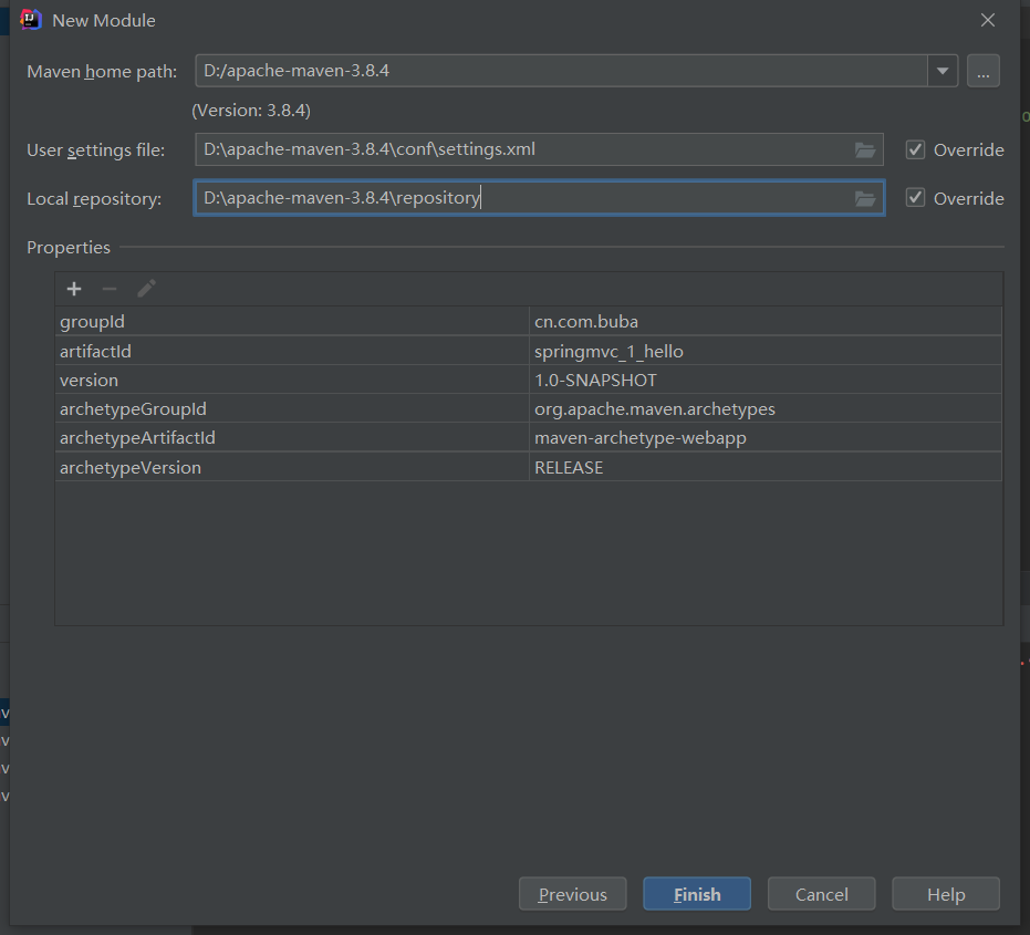 SpringMVC的环境搭建（idea2021,tomcat9.0.62，maven3.8.4）_idea2021.1可以用maven3.8.4-CSDN博客