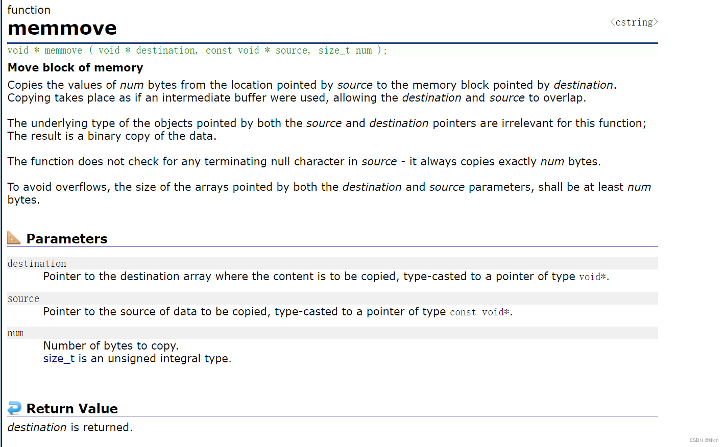 C语言内存函数：memcpy、memcat、memmove介绍和模拟实现（实用性高，建议三连收藏）-CSDN博客