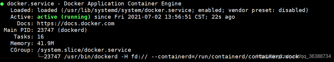 Docker报错 Process 16673 Execstart Usr Bin Dockerd H Fd Containerd Run Containerd
