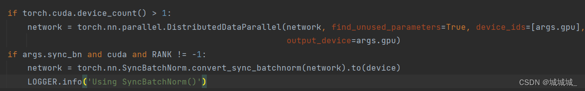 AttributeError: SyncBatchNorm is only supported within torch.nn.parallel.DistributedDataParallel ...