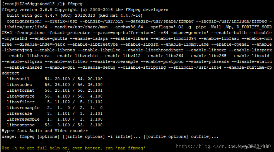 centos7+安装ffmpeg_centos7 yum安装ffmpeg-CSDN博客