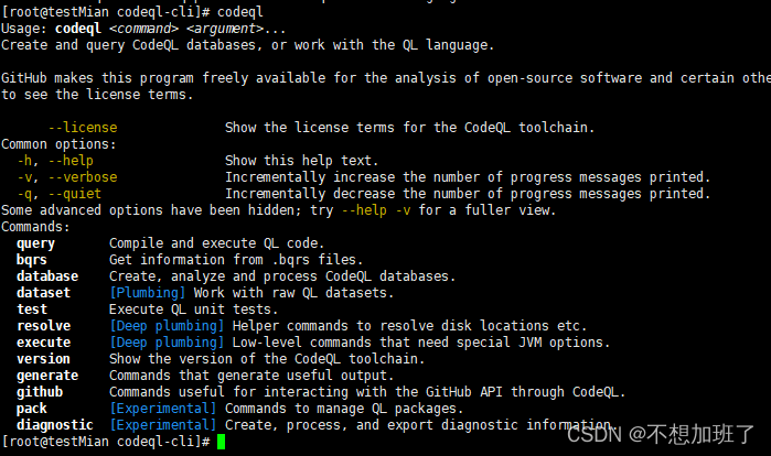 白盒代码审计工具—CodeQL安装教程【Liunx】_codeql linux 部署-CSDN博客