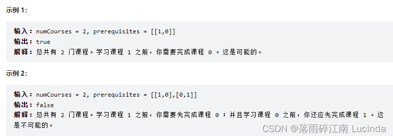 【leetcode】207 课程表leetcode 207 课程表 Csdn博客 1426