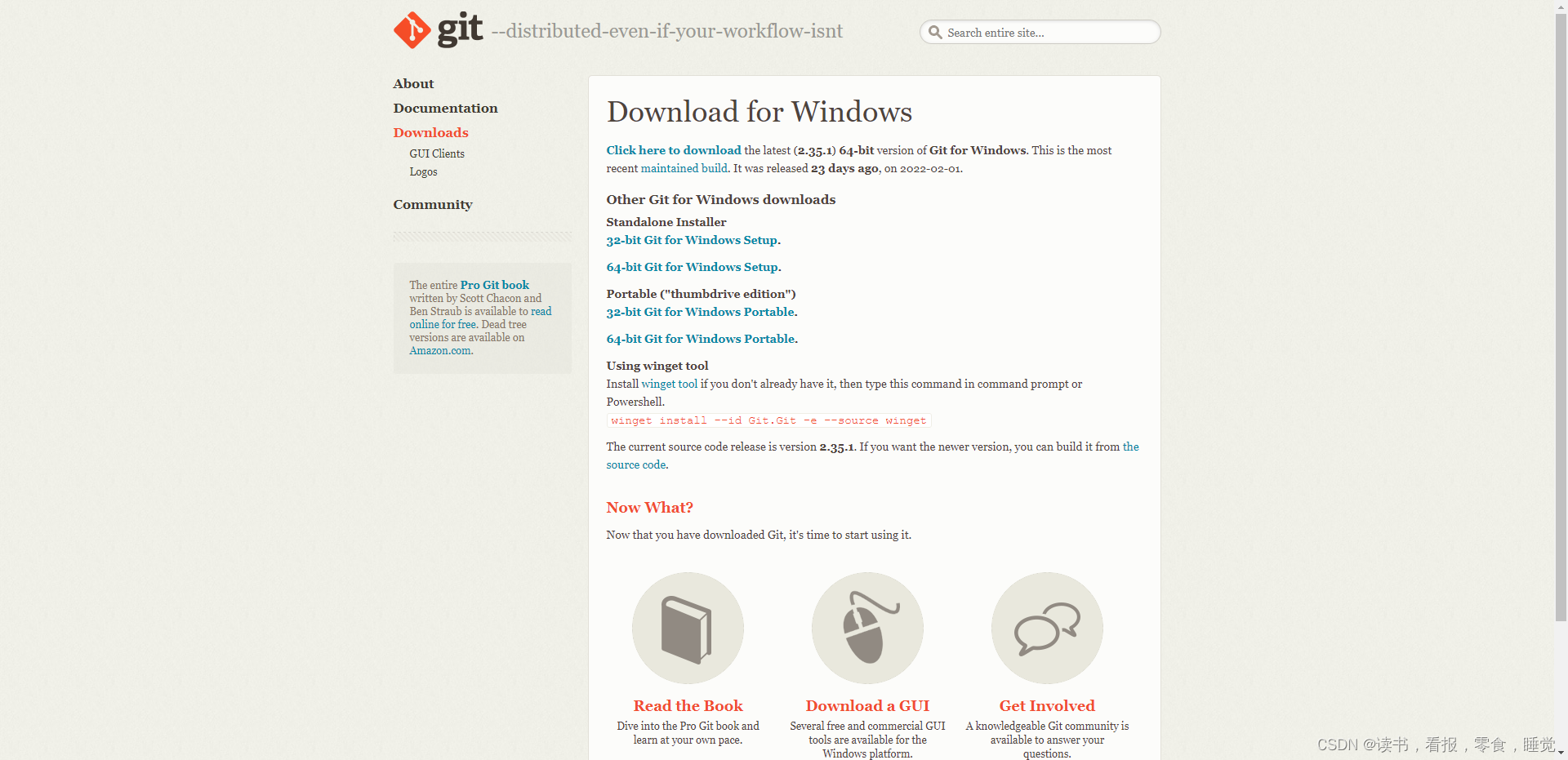 Git安装_standalone installer-CSDN博客