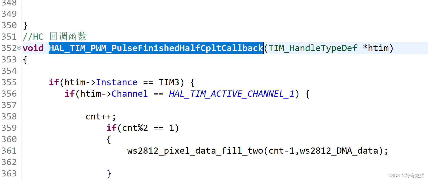 # 关于STM32F4xx使用DMA+PWM调试灯带WS2812过程记录+进阶_stm32f407 ws2812 dma-CSDN博客