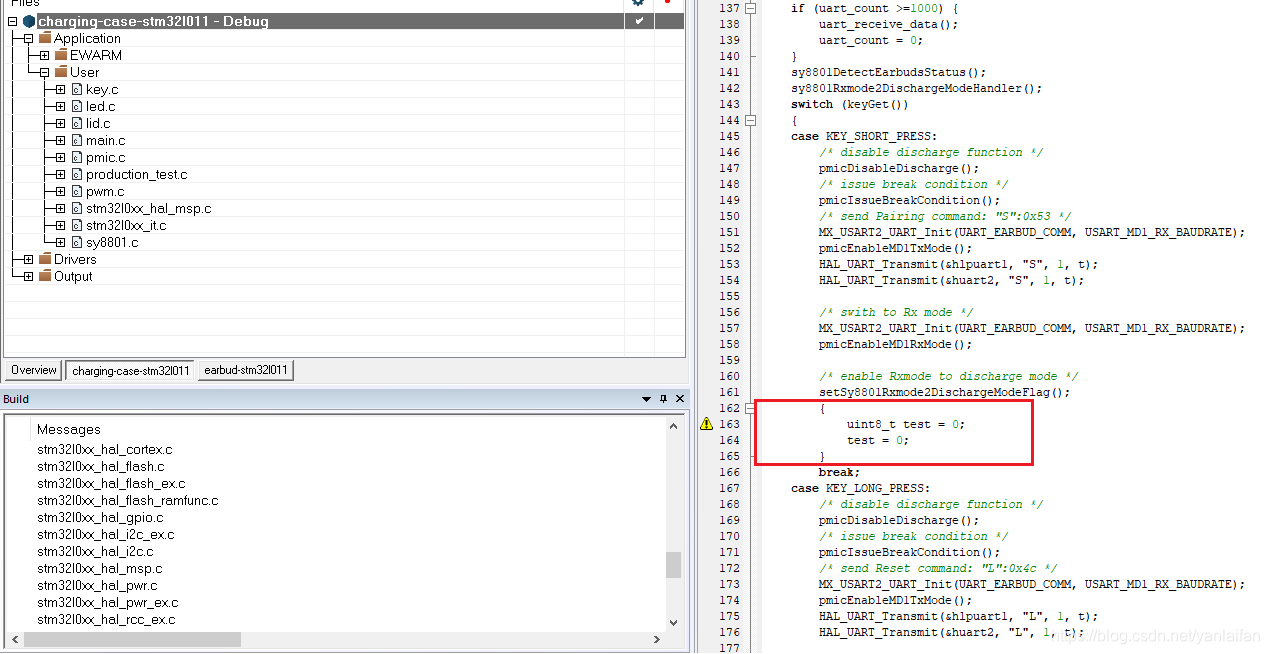warnings by IAR Embedded workbench IDE:transfer of control bypasses initialization of...-CSDN博客