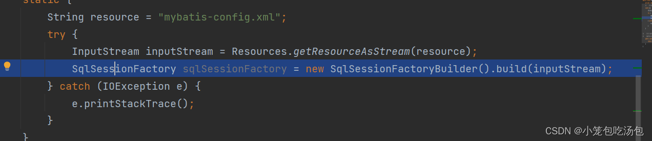 java踩坑日记：mybatis：java.lang.NullPointerException_sqlsessionfactory = new sqlsessionfactorybuilder ...