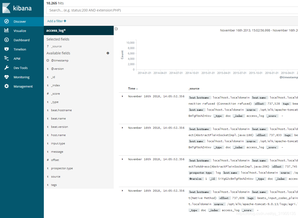 centos7 利用elasticsearch、logstash、kibana、filebeat 搭建 日志收集框架(非常详细)_centos7 不同服务器上的filebeat ...