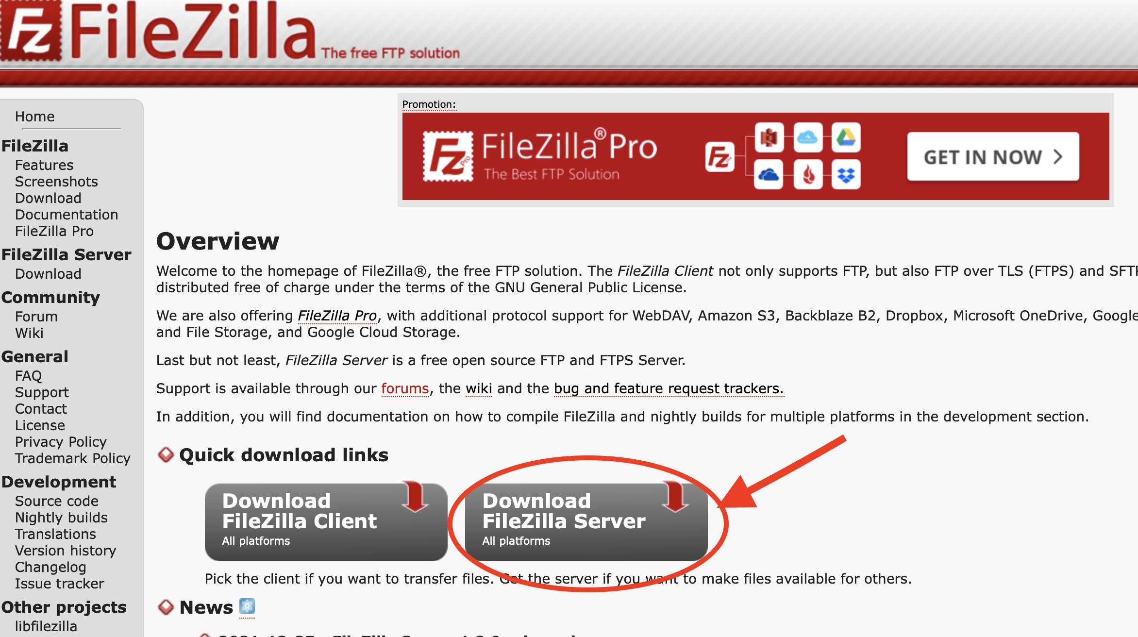 FileZilla创建FTP服务器-版本1.2_administer filezilla server-CSDN博客