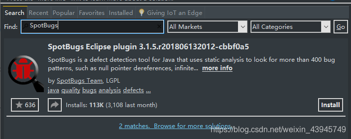 Eclipse中SpotBugs的安装与使用以及debugger的简单使用_eclipse spotbugs-CSDN博客