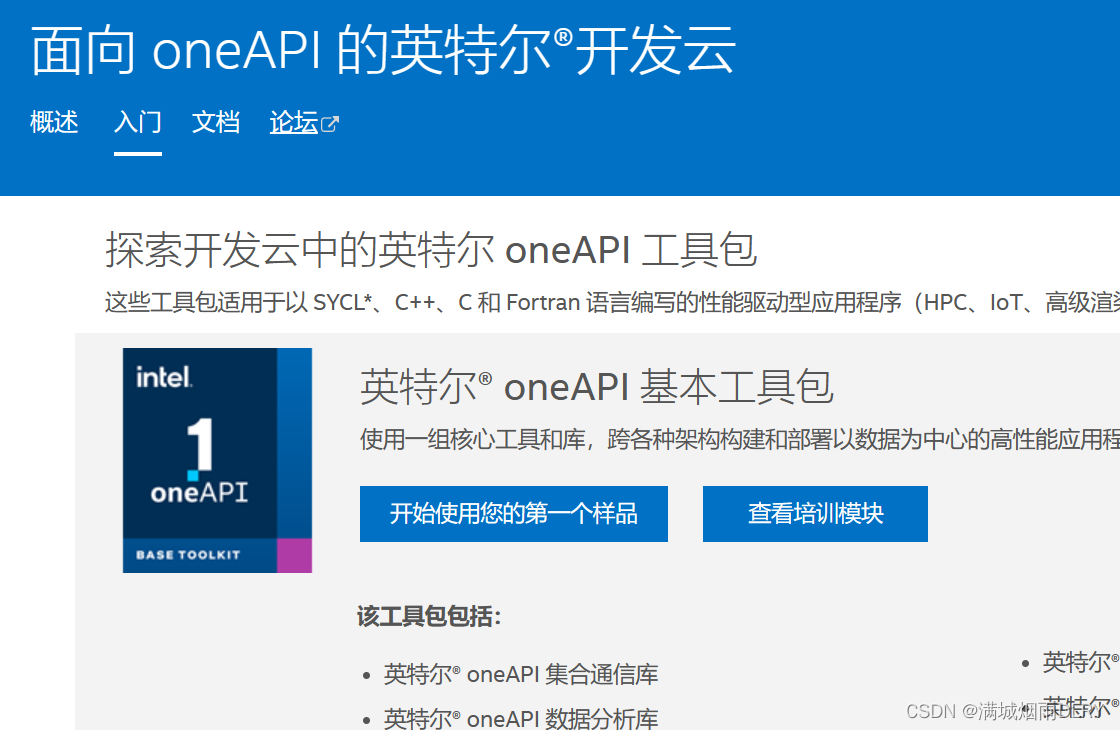 Intel® DevCloud for oneAPI实践_intel devcloud-CSDN博客