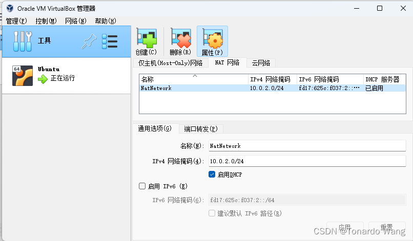 Windows主机采用Virtualbox安装Ubuntu Desktop并配置NAT与Host-Only网络_windows nat virtual box ubuntu-CSDN博客