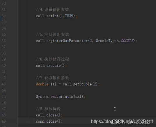 2021102 Java数据库编程 第五章 存储过程java存储过程写法 Csdn博客