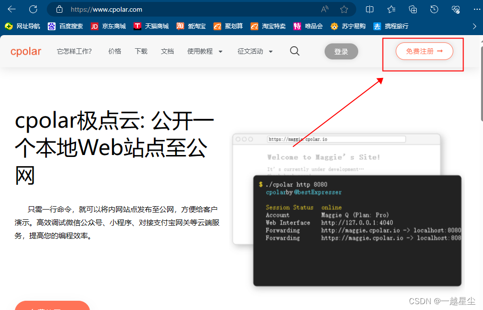 CPolar客户端安装与配置教程：从官网注册到创建静态Web站点-CSDN博客