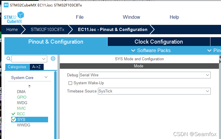 HAL库驱动EC11 利用STM32encode解码 编码器中断_hal库stm32+ec11-CSDN博客