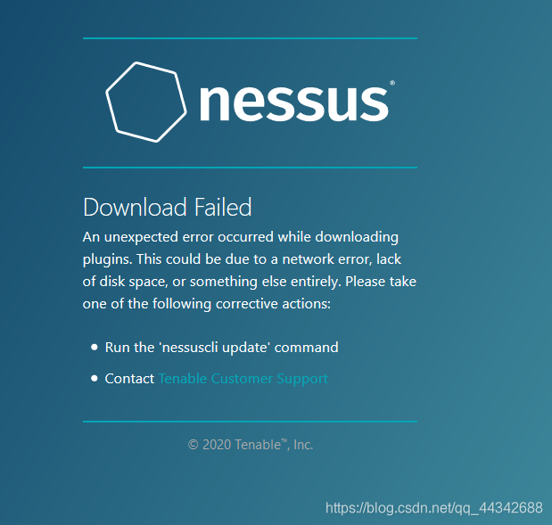 win10系统Nessus下载插件错误_nessuscli找不到命令-CSDN博客