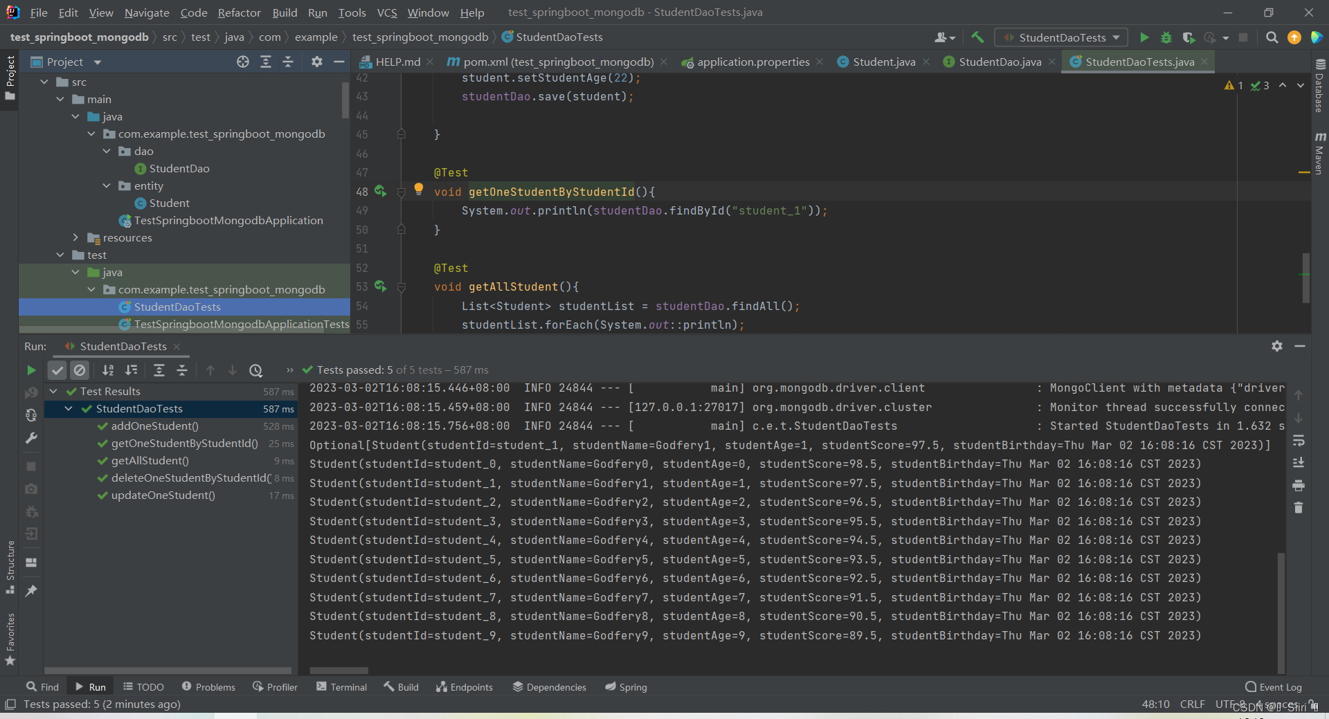 Springboot+Mongodb 学习笔记——配置问题解决_org.springframework.dao.dataaccessresourcefailuree-CSDN博客