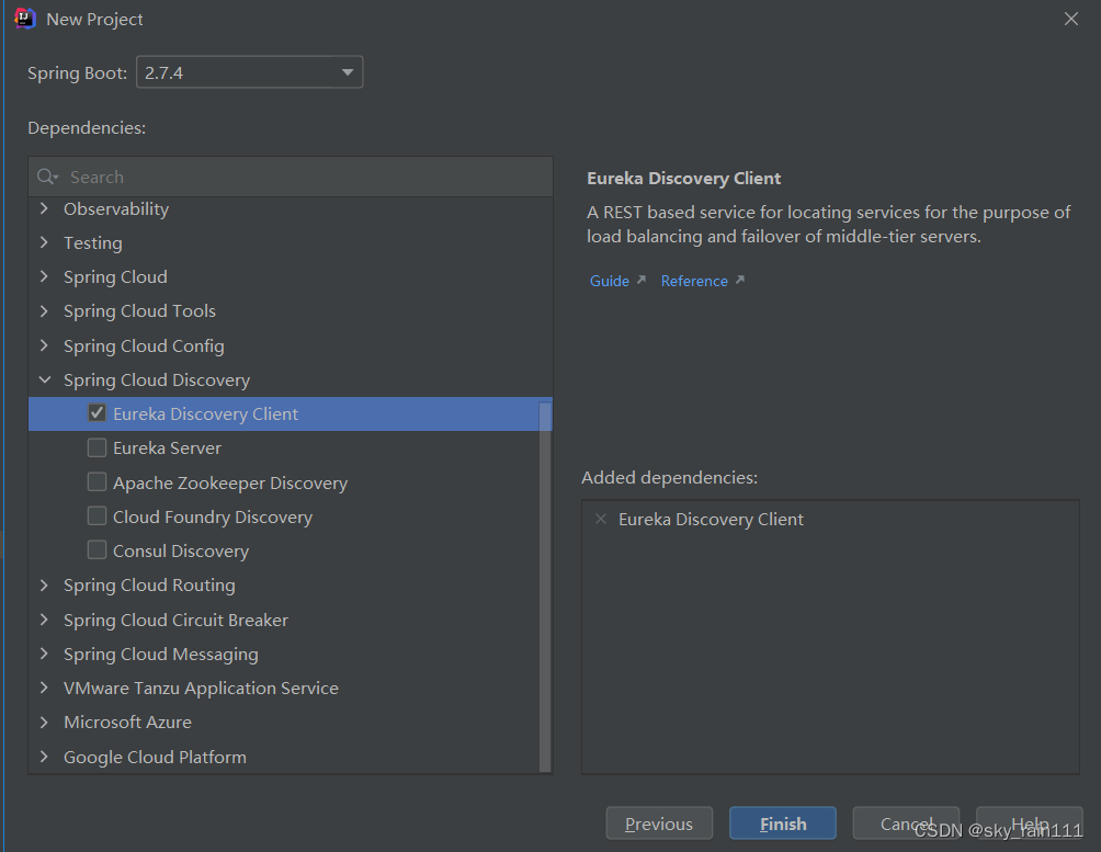 搭建spring cloud eureka(二)_springboot eureka项目搭建-CSDN博客
