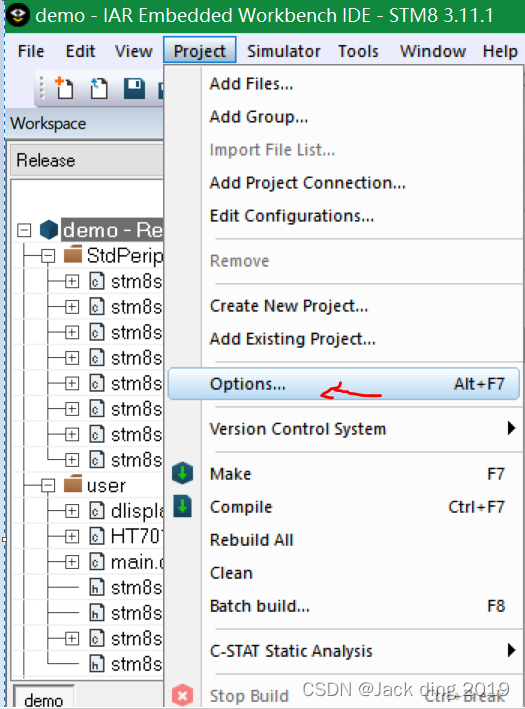 IAR FOR STM8 Debug换成Release之后编译错误_iar debug release-CSDN博客