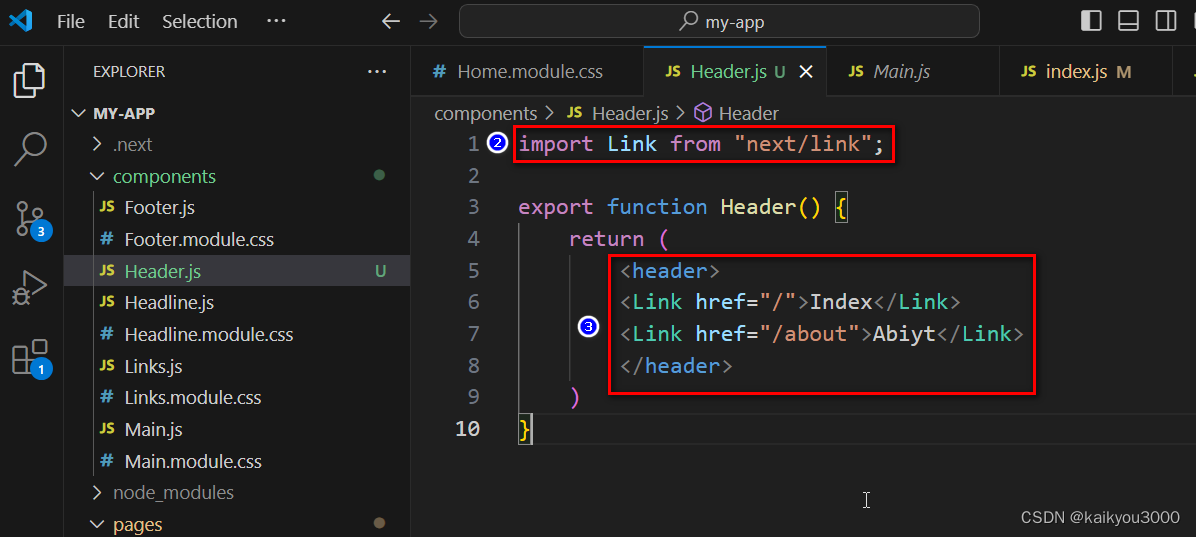 Next.js+React进门记007【页面顶部添加链接组件】_next.js 页面中增加head-CSDN博客