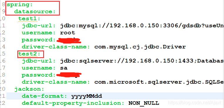SpringBoot 多数据源配置/连接两个数据库 （SpringBoot+Mysql+SqlServer）（亲测可用）_springboot 多数据库连接 mysql sqlserver ...