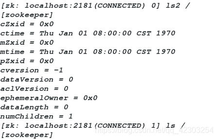 Linux下zookeeper客户端zkCli.sh常用命令_进入zk客户端的命令linux-CSDN博客
