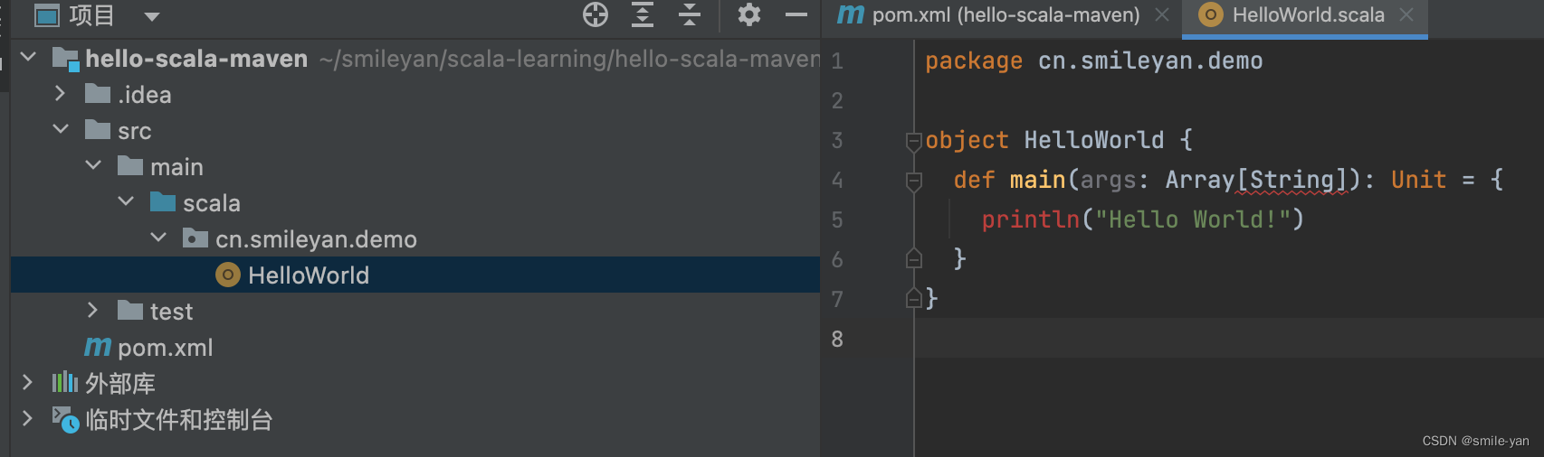 《摸摸头之scala》1. idea 创建一个maven-scala项目_idea创建scala maven项目-CSDN博客