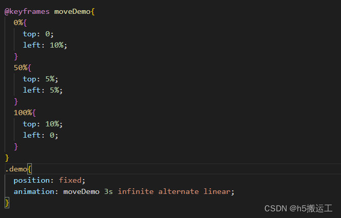 css动画 @keyframes和animation_keyframes动态绑定-CSDN博客