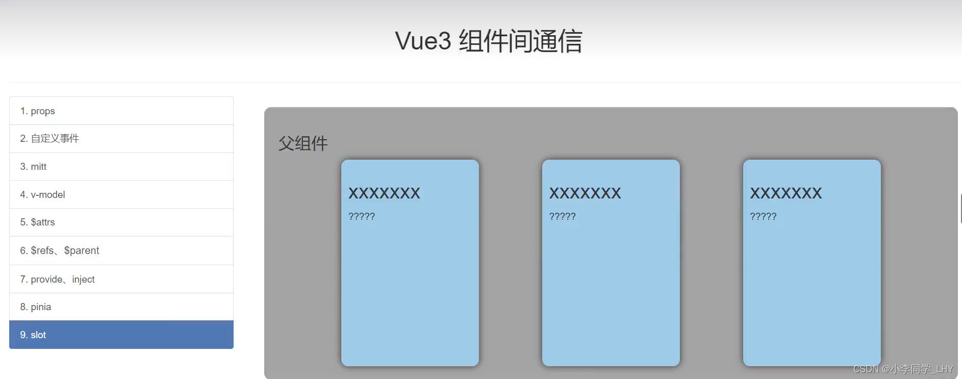 Vue3从入门到实战：深度掌握通信插槽slot_vue3 slot-CSDN博客