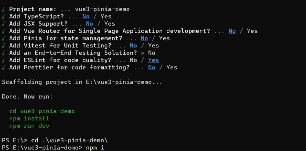 快速入门vue3新特性和新的状态管理库pinia_vue3 definestore-CSDN博客
