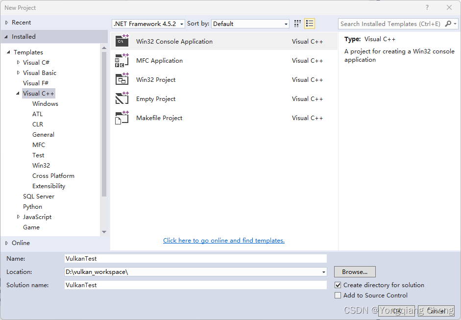 在 Windows 系统上配置 Visual Studio 的 Vulkan 开发环境_vs valkan-CSDN博客