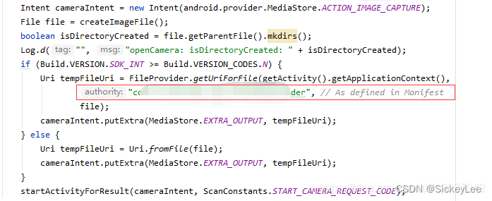java.lang.SecurityException: UID 1010482 does not have pe://包名/external_files/sple/IMG_123123141 ...