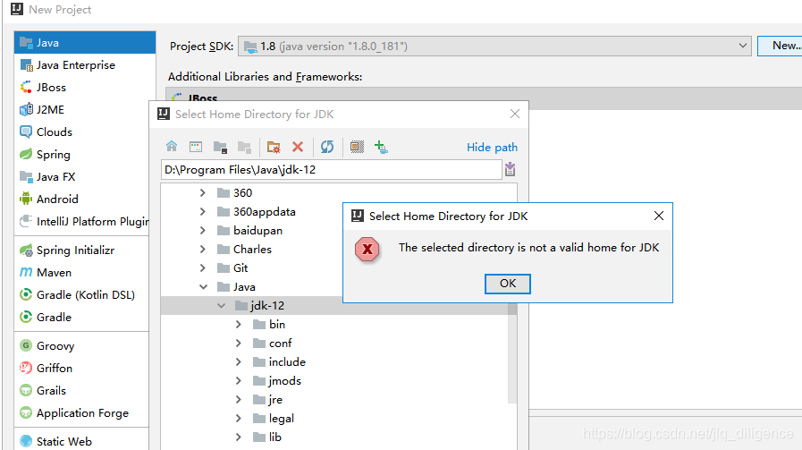 IntelliJ IDEA无法选择JDK11或JDK12，提示The selected directory is not a valid home for JDK的解决方法-CSDN博客