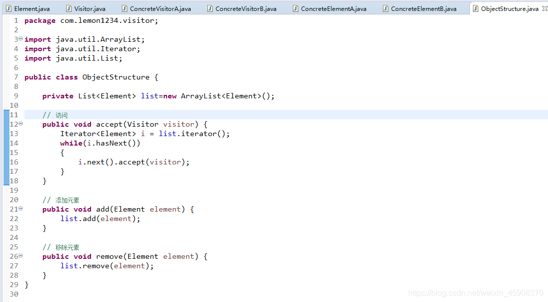 Java23种设计模式——21行为型模式之访问者模式java设计模式之行为型访问者模式 Csdn博客