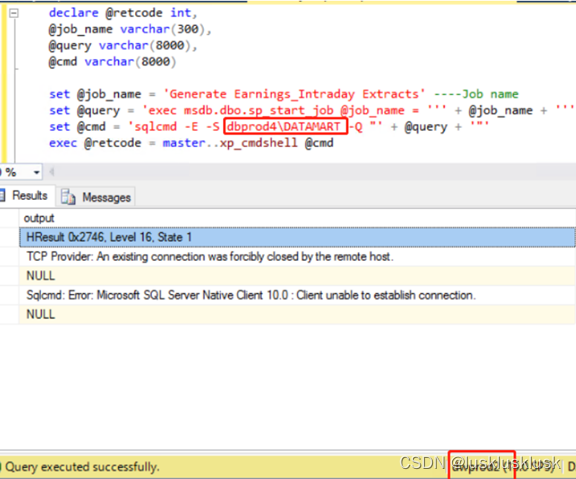 Sqlserver遇到TCP Provider An existing connection was forcibly closed by the remote host的解决方法-CSDN博客