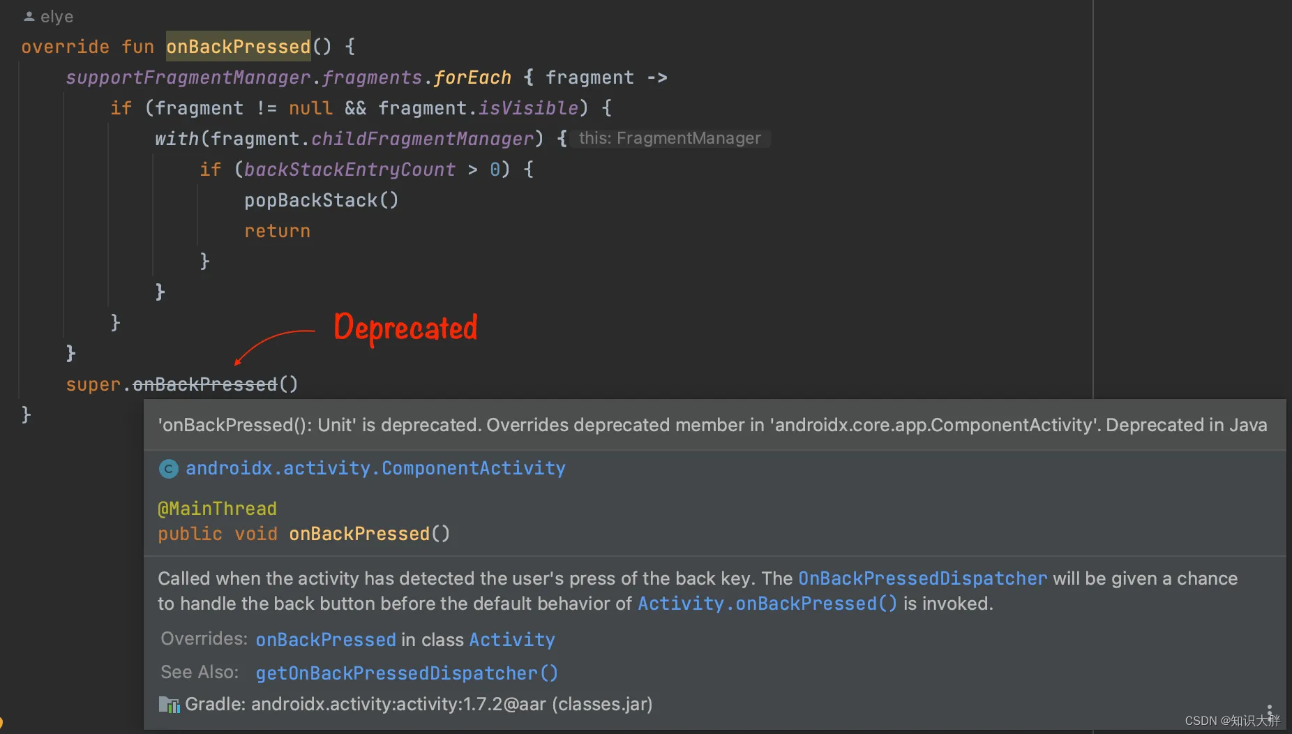 onBackPressed 现已在 Android 13 中弃用，可能需要对现有应用程序进行重大更改_android及Java、Kotlin开发教程-CSDN专栏
