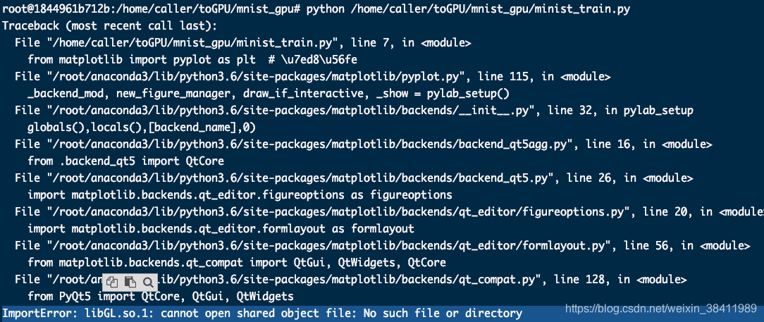 ImportError: libGL.so.1: cannot open shared object file: No such file or directory_CodingPark编程 ...