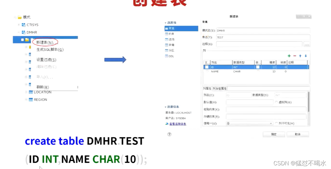 达梦数据库模式管理与表操作详解-CSDN博客