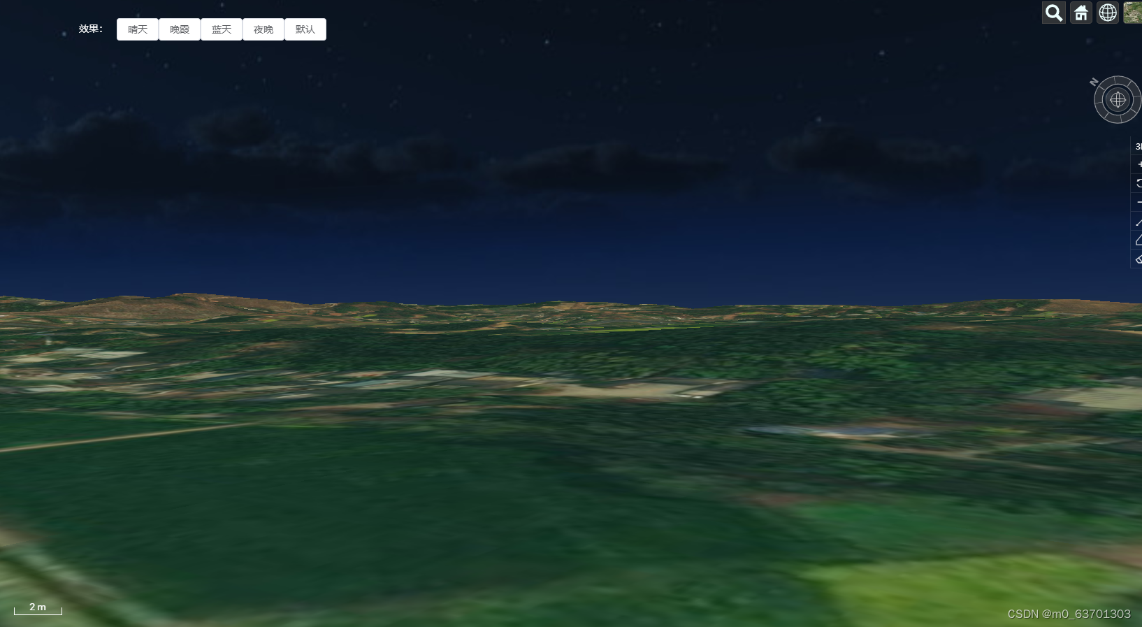 cesium设置近地天空盒 多种效果（附天空盒原图）_cesium天空盒-CSDN博客