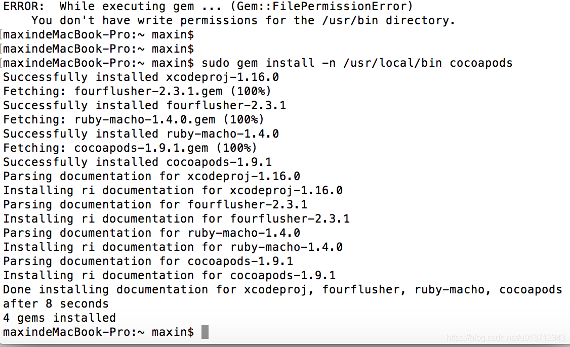 使用cocoapods时常见错误_[!] unable to find the xcode project-CSDN博客