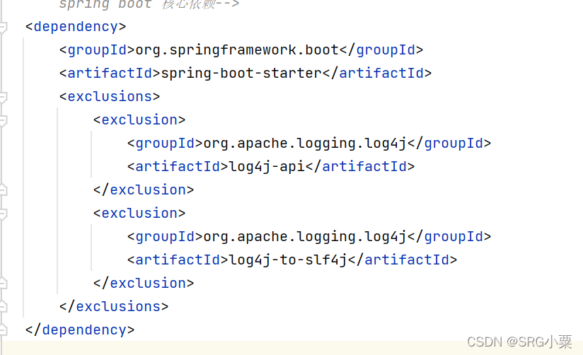 有关于springboot项目如何删除指定（log4j）的jar包_springboot 去除log4j-CSDN博客