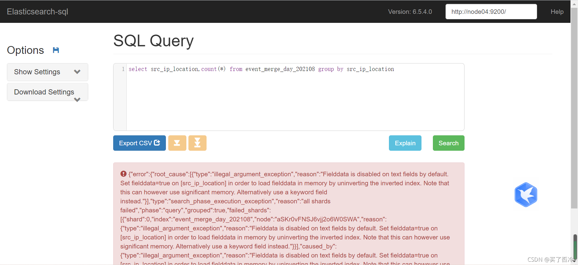 ES之Fielddata is disabled on text fields by default_es fielddata is disabled on text fields by ...